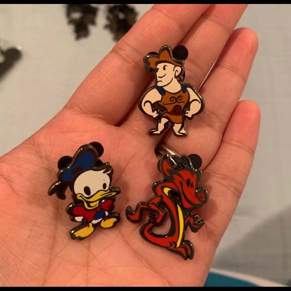 Disney | Accessories | Disney Cute Stylized Pin Set | Poshmark